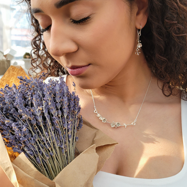 Silver Garden Designs: Handcrafted sterling silver botanical jewelry